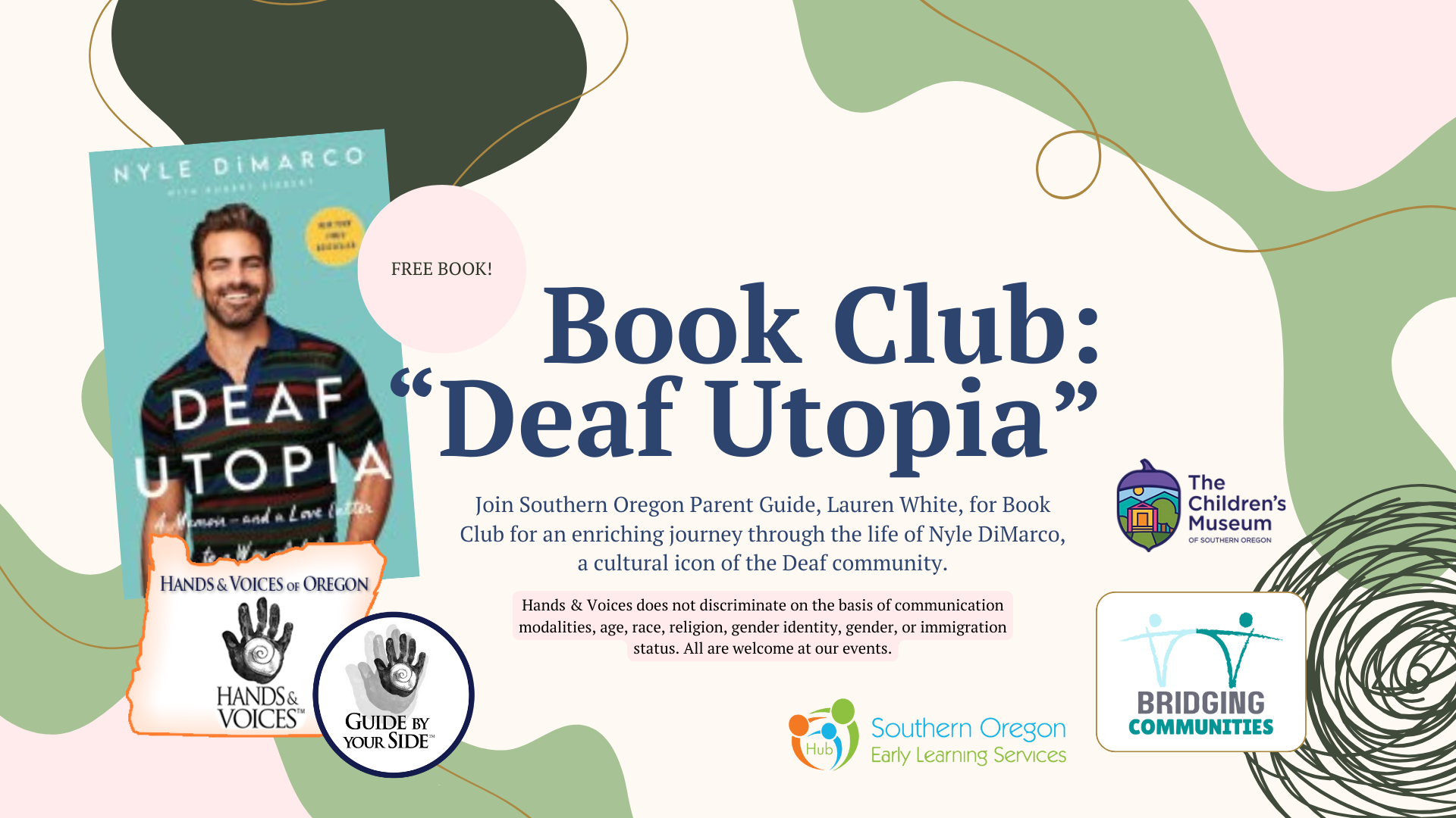 Book Club: Deaf Utopia - Book End Pizza Party - Bridging Communities