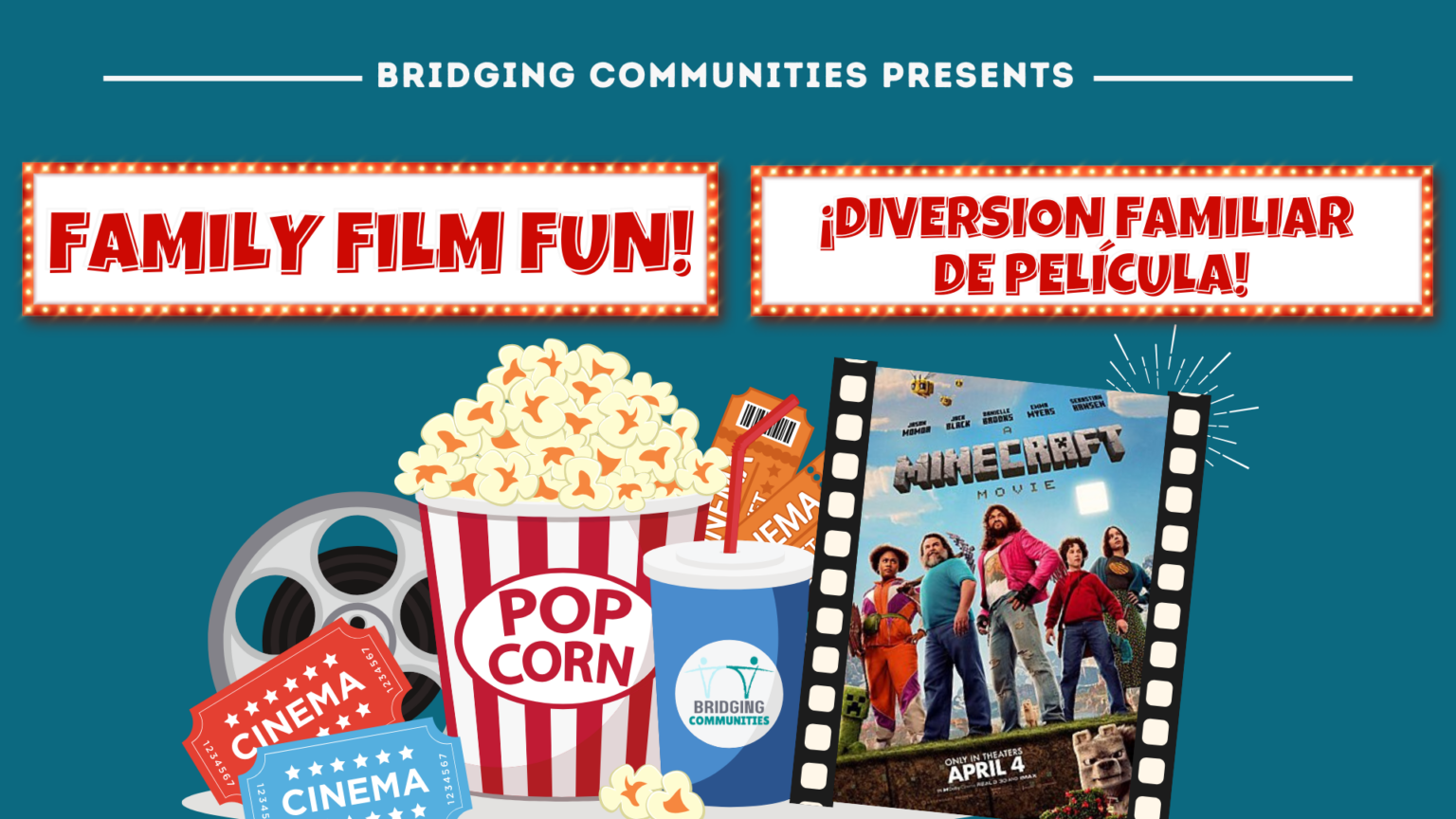 Family Film Fun / Diversion Familiar de Película - Bridging Communities