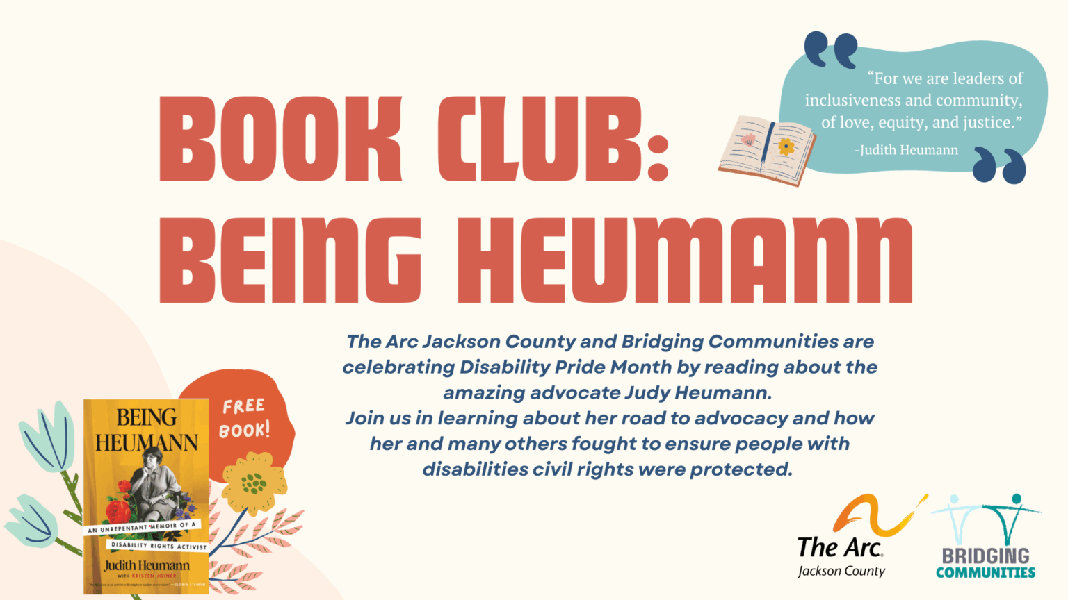 Book Club: Being Heumann / Club de lectura: Being Heumann - Bridging ...